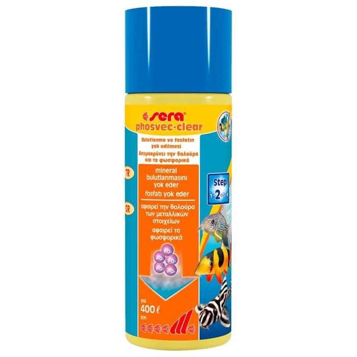 sera phosvec clear - 100 ml Su Düzenleyiciler SERA